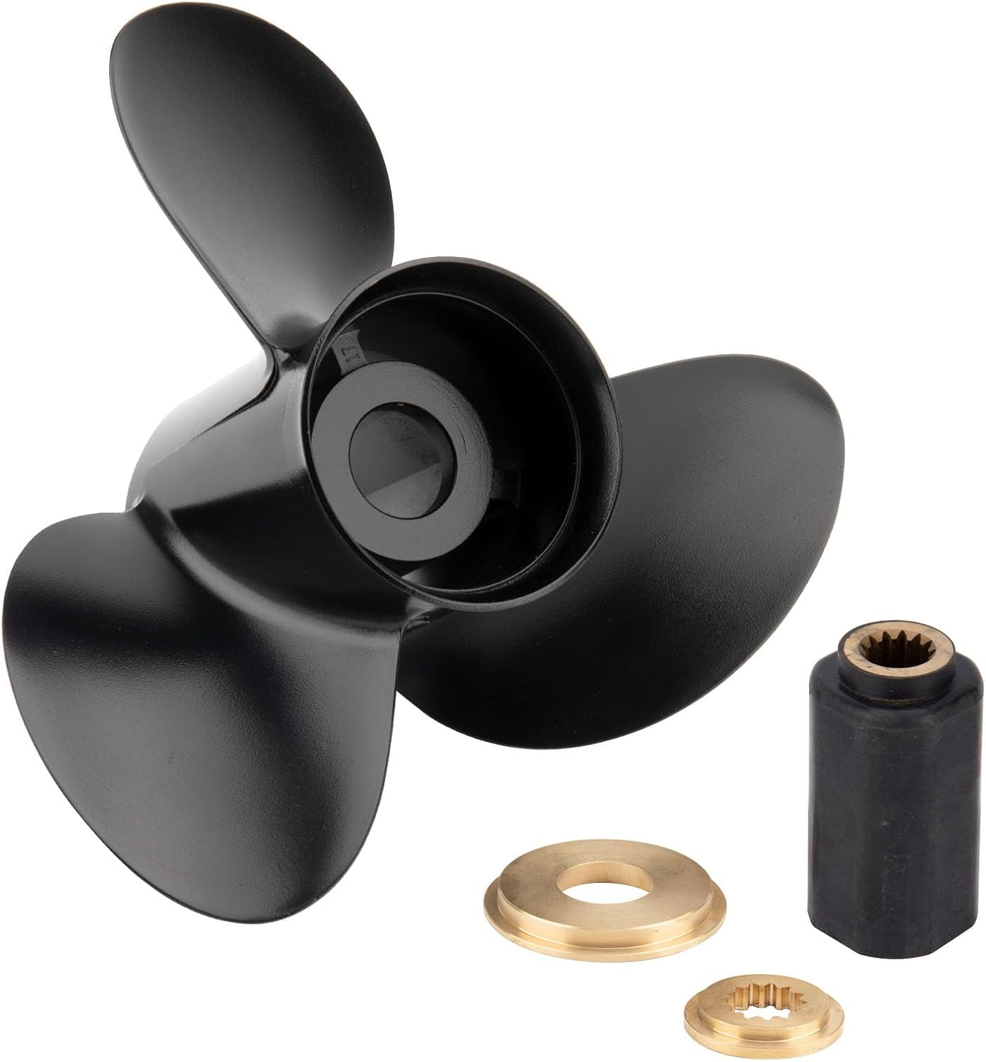 Amazon.com : MiBarco 13.2x19 Upgrade Aluminum Boat Propeller for BRP ...