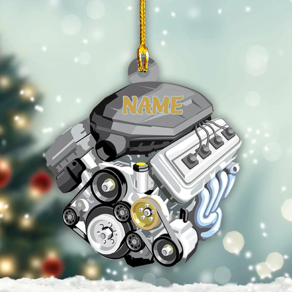Amazon.com: Personalized Mechanic Tools Ornaments, Custom Mechanic ...