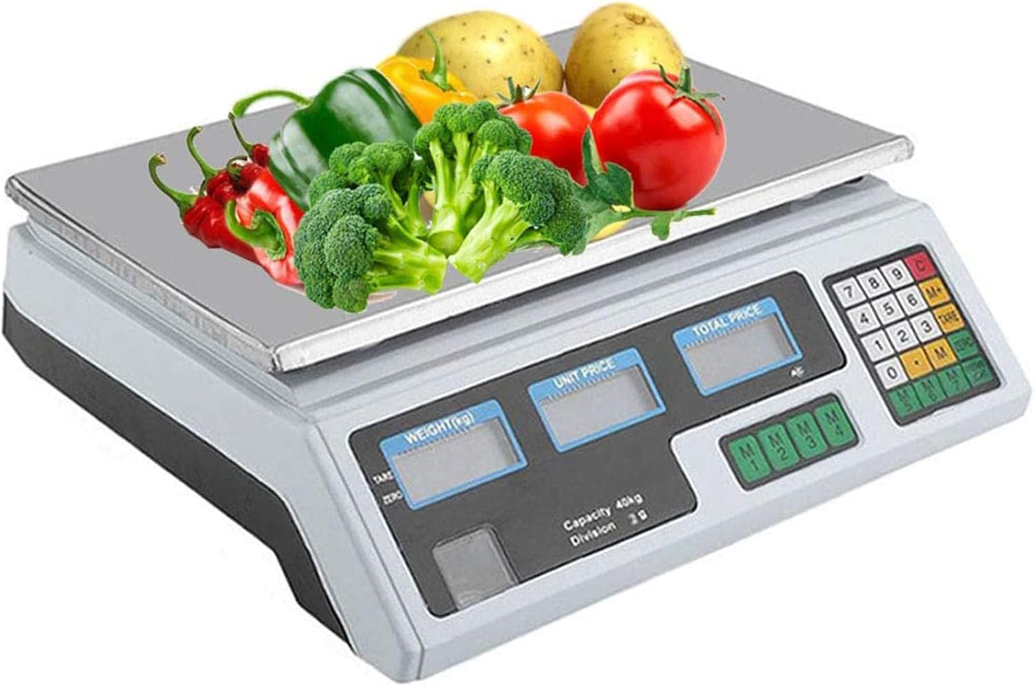 forestalk Vegetable Scales, Electronic Shop Digital Scale, Rechargeable ...