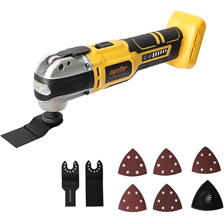 Cordless Oscillating Tool for Dewalt 20V Max Battery, Brushless ...