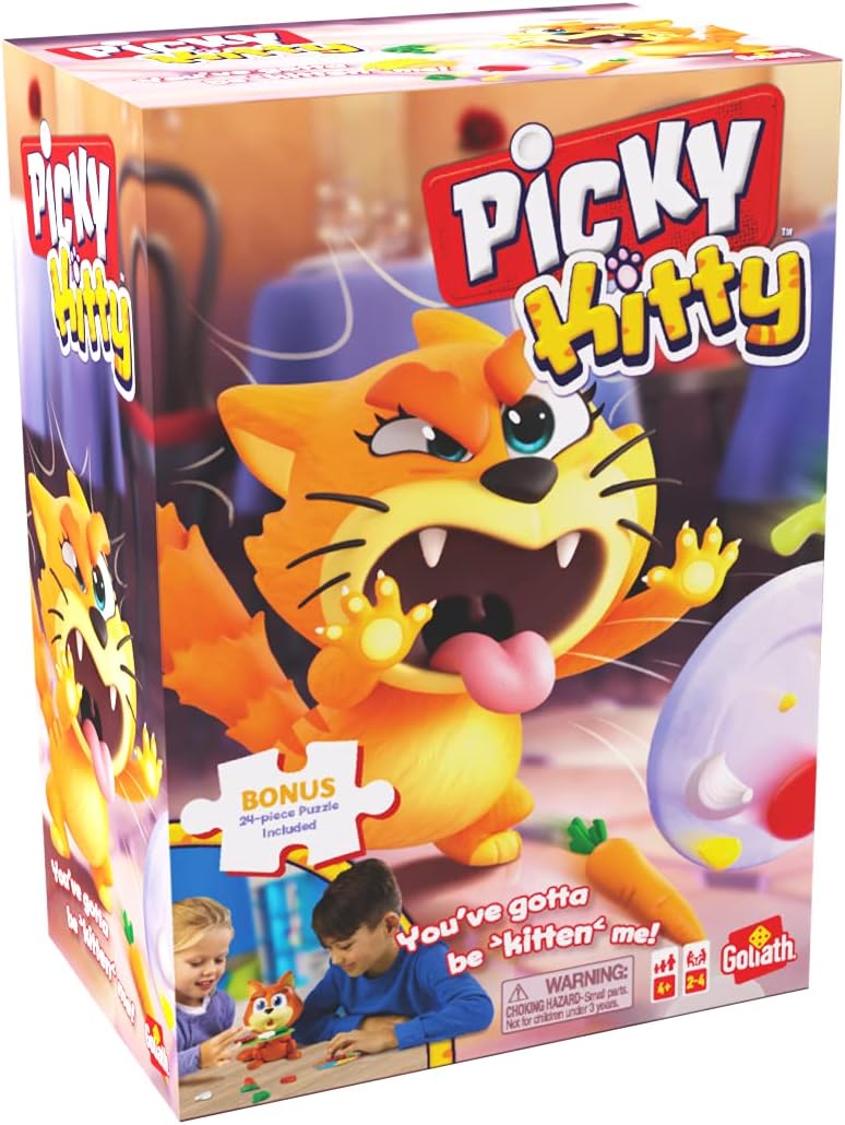 Goliath Picky Kitty Game – Alimenta al gatito con sus verduras antes de ...