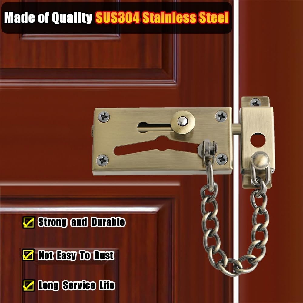 Double Thumb Gate Barrel Latch Heavy Duty Steel Thumb Latch Black