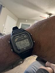 Amazon.com: Casio Illuminator 10-Year Battery Countdown Timer Alarm Chronograph Men's Watch ...