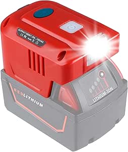 150W Power Inverter 18V to 110V for Milwaukee 18V Battery M18, Convert ...