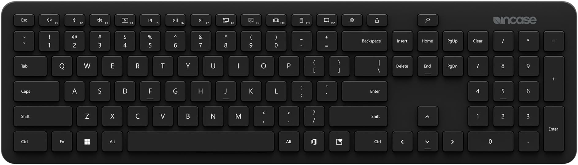 Amazon.com: Incase Bluetooth Keyboard – Designed by Microsoft – Sleek ...