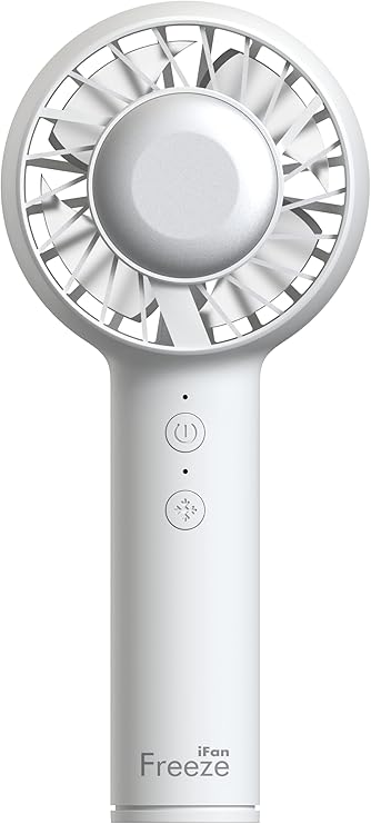 Amazon | エレス iFan Freeze アイファン フリーズ IF-FZ22 充電式冷却プレート付きハンディファン | iFan | 携帯扇風機