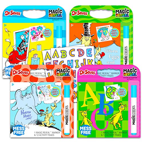 Buy Dr. Seuss Coloring Book Bundle Dr. Seuss Activity Set - 4 Pack Dr ...