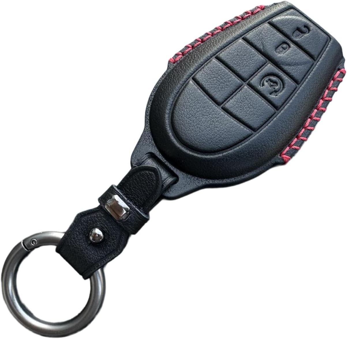 Amazon.com: KAWIHEN Leather Key Fob Cover Compatible with Chrysler 300 ...