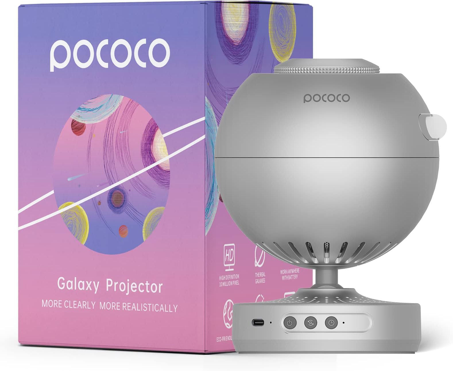 POCOCO Galaxy Lite Star Projector, Sternenhimmel Projektor Home ...