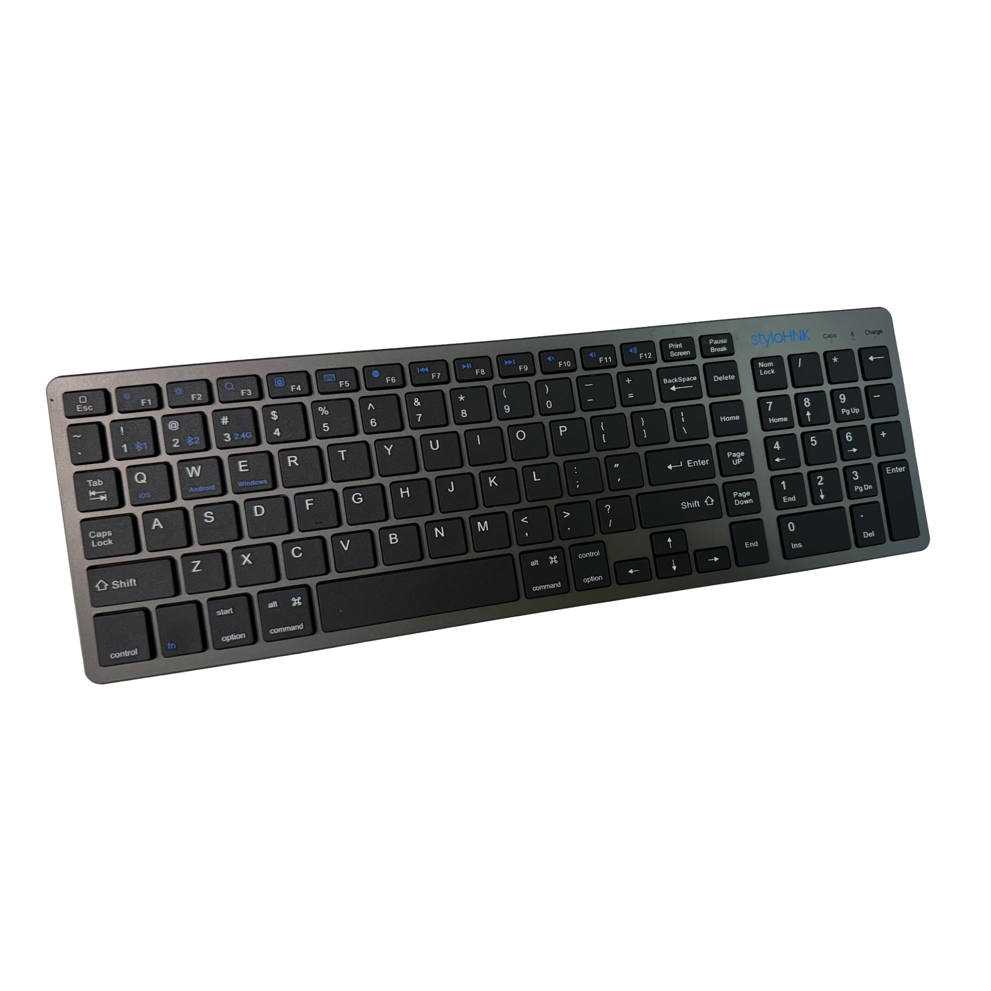 StyloHNK Bluetooth 5.2 Keyboard Wireless, Gaming, Office Rechargeable ...