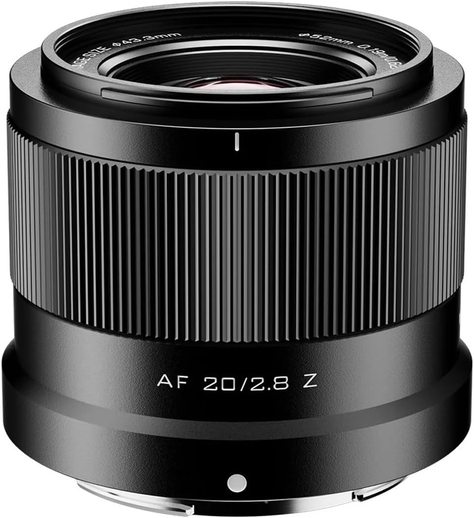 Viltrox AF 20mm F2.8 Z Lightweight Auto Focus Full Frame Prime Lens for ...