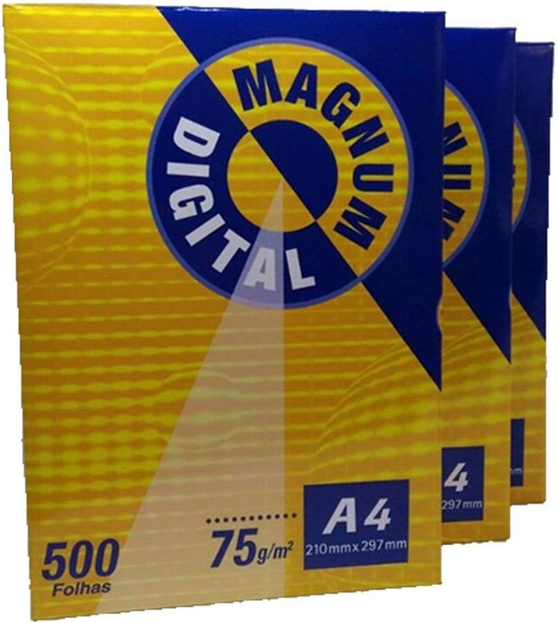 Papel Sulfite A4 Magnum Branco 500Fls - Unidade - Suzano | Amazon.com.br