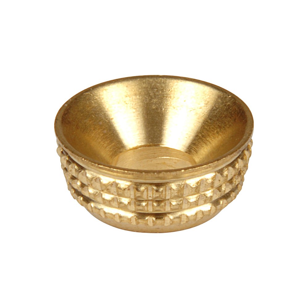 No.6 Brass Screw Cup Socket - 50 Pack : Amazon.co.uk: DIY & Tools