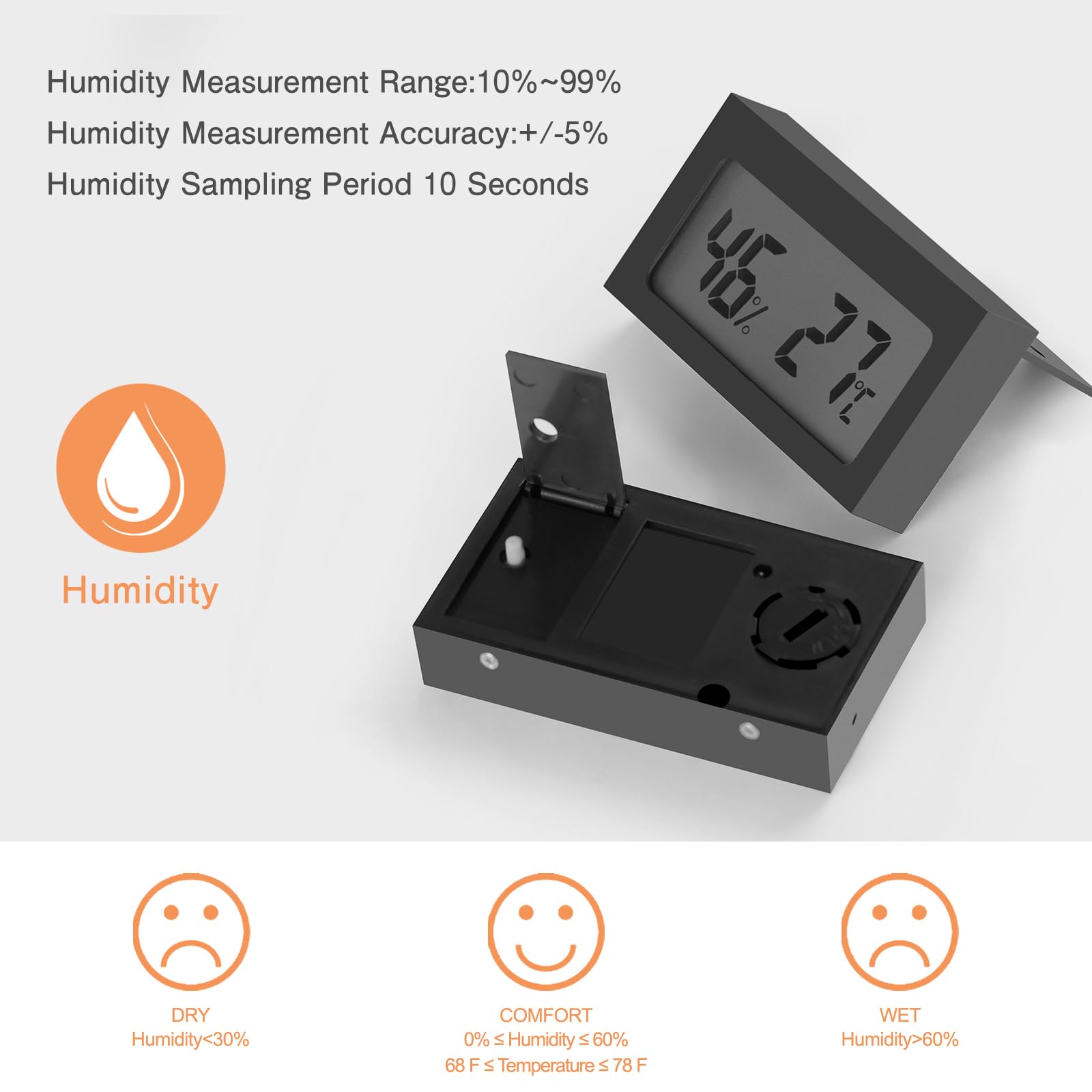 Snapklik.com : Digital Hygrometer Thermometer