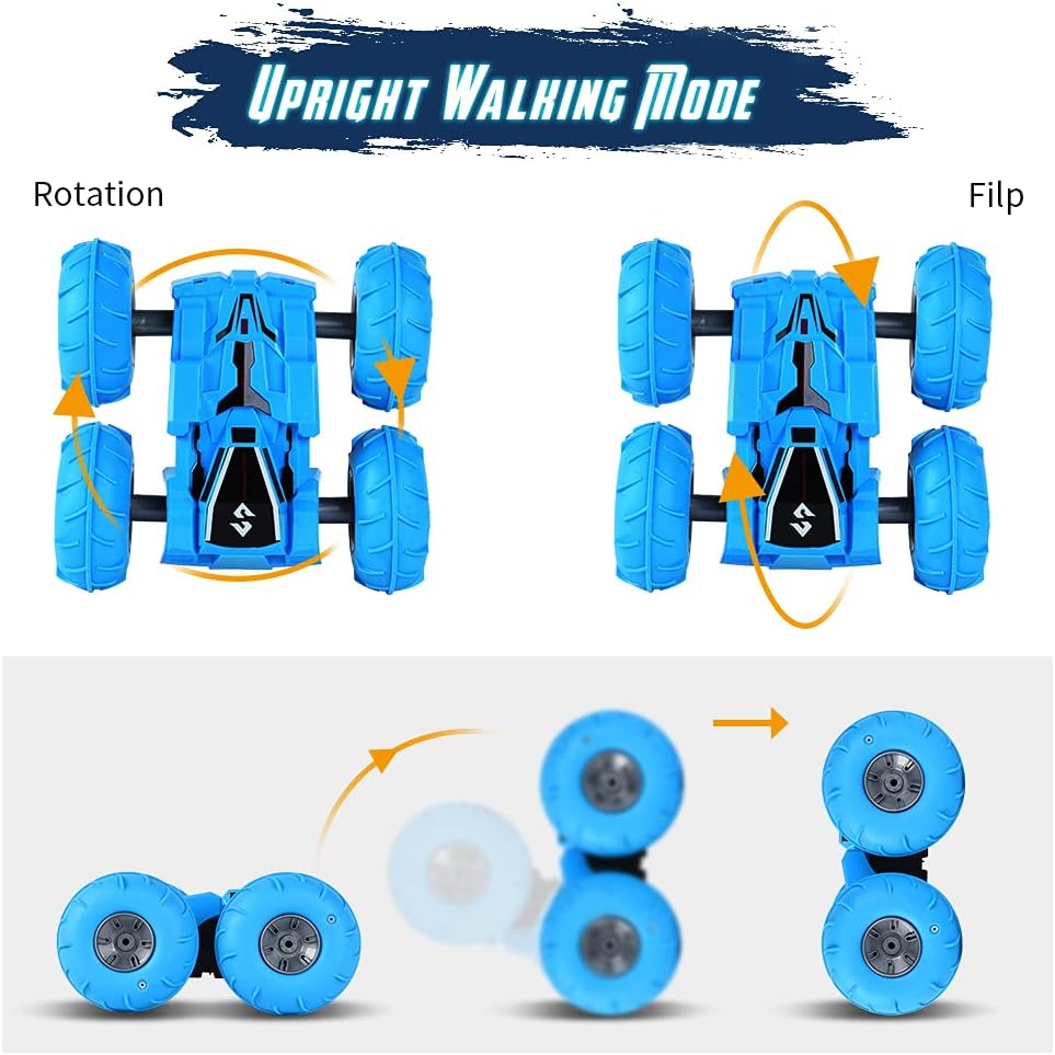 AOPOY Remote Control Stunt Car, RC Stunt Car with Gyro Upright 360 ...
