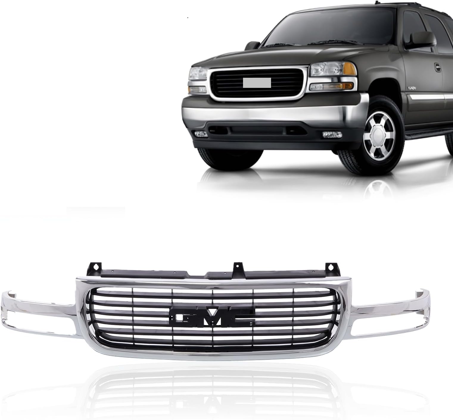 Amazon.com: Titanium Plus Autoparts Front Grill Grille Compatible With ...