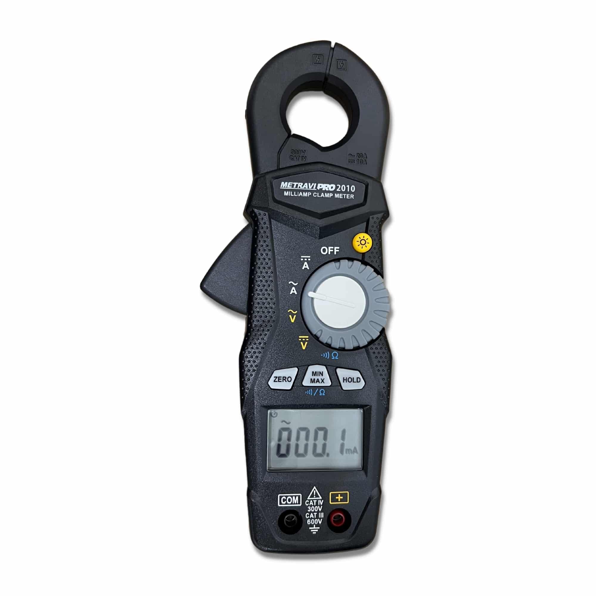 Metravi PRO 2010 TRMS AC/DC Leakage Current Clamp Meter with 0.1mA ...
