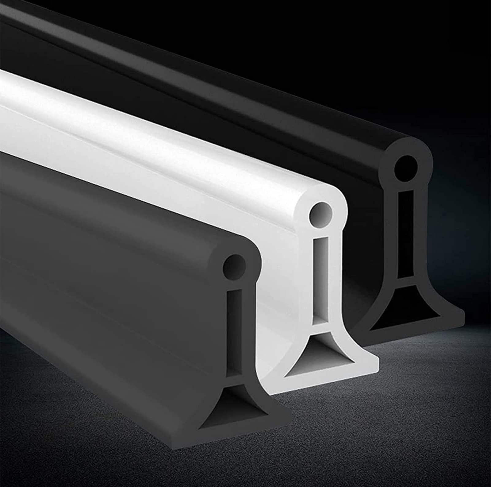 Buy Collapsible Threshold Water Dam for Shower Stall,Silicone Shower ...