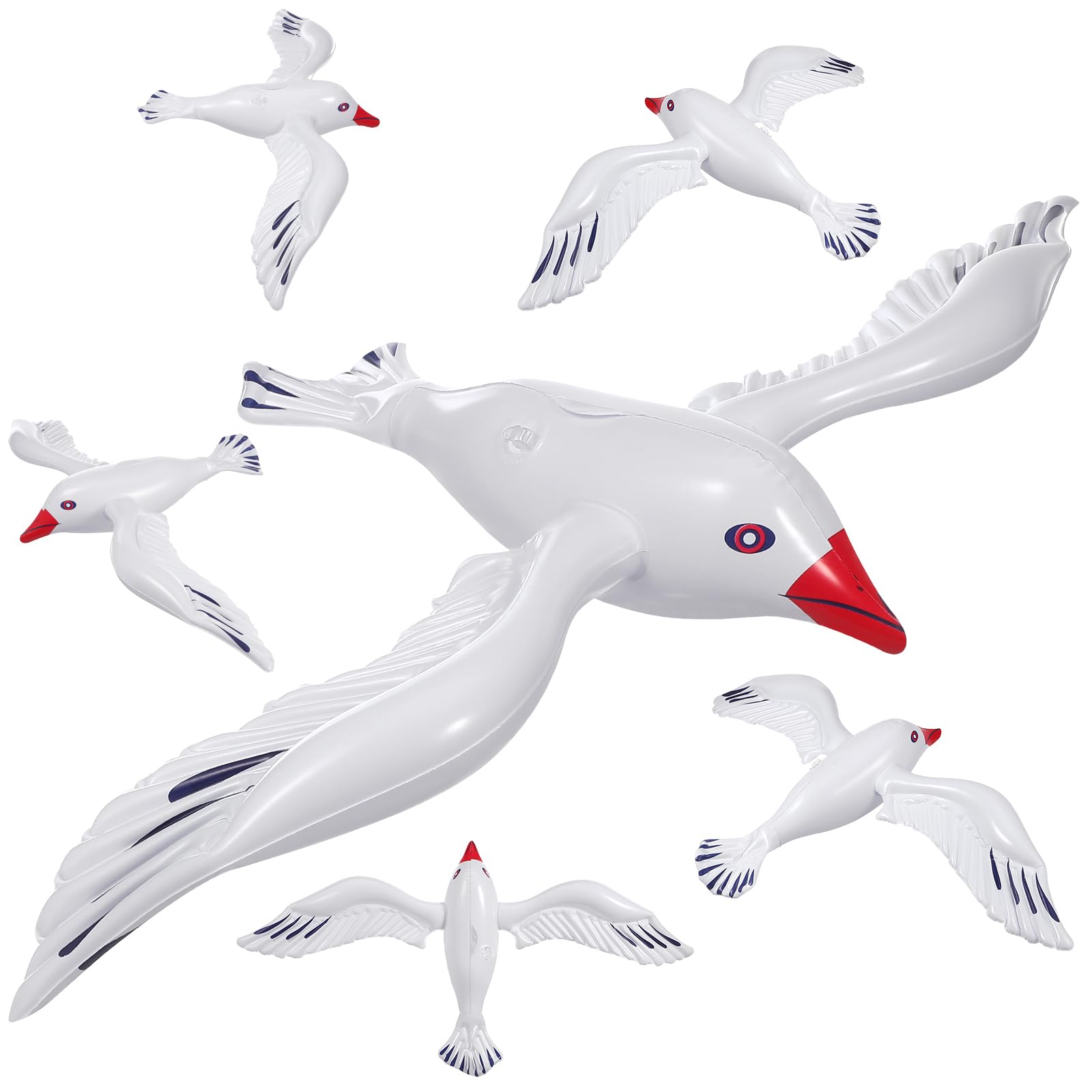 Amazon.com: JOINPAYA 6 Pcs Inflatable Seagull Inflatable Flying Sea ...