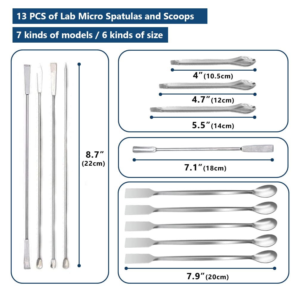 Micro Spatula Chemistry Lab Spatula Stainless Steel Micro Spatula