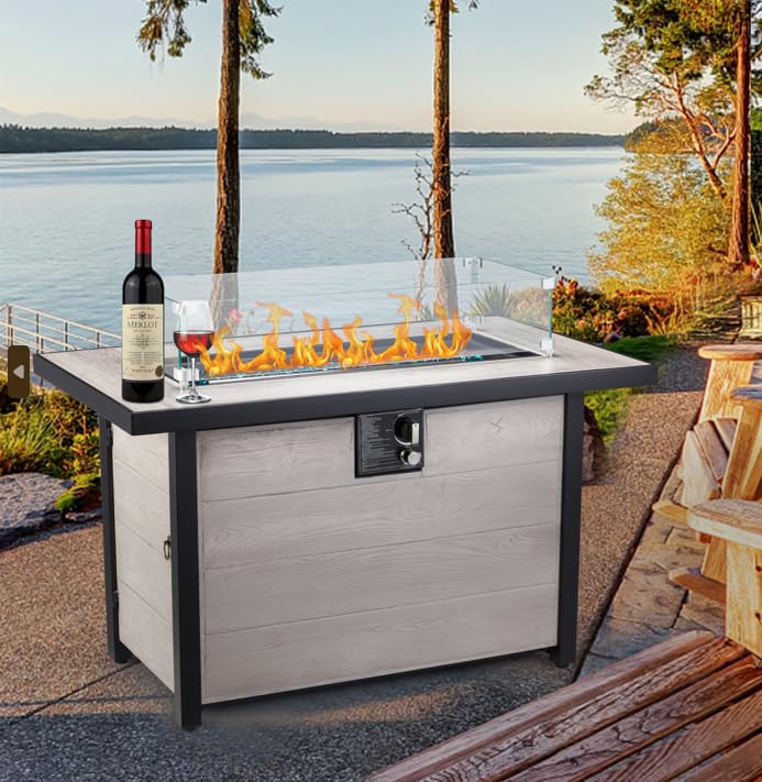 Avawing Propane Fire Pit 42 Inch 50 000 Btu Gas | Desertcart Kenya