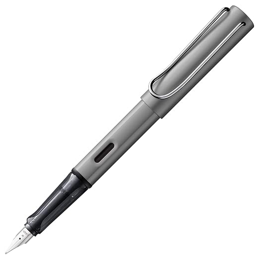 Lamy AL-Star Graphite Fountain Pen Extra Fine Nib with T10 Blue ...