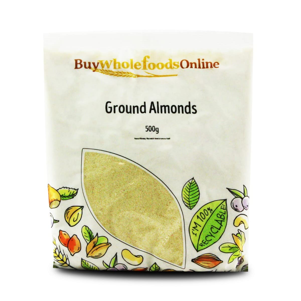 Ground Almonds 500g (BWFO) : Amazon.co.uk: Grocery