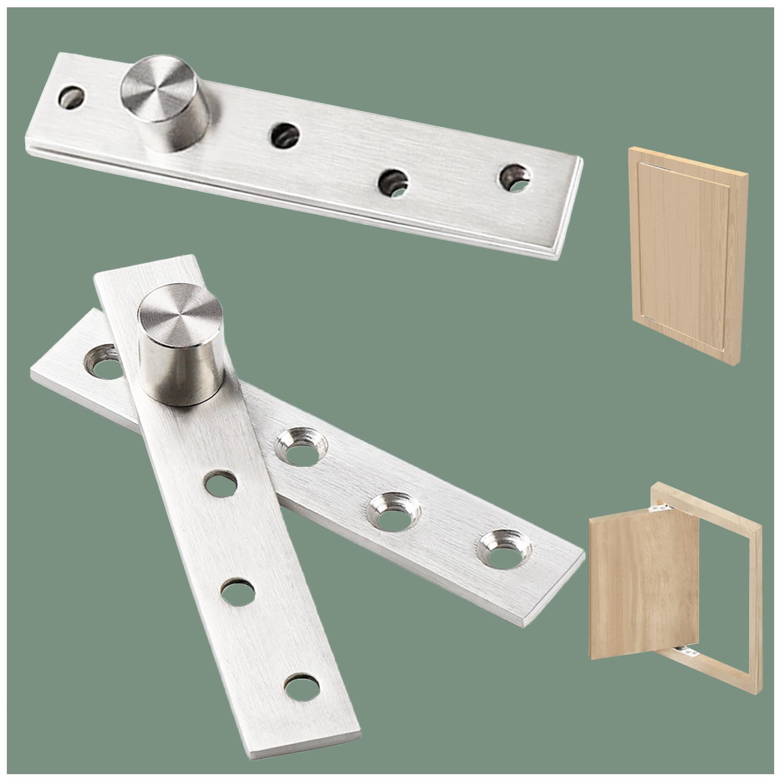 ANTEISI Inset Cabinet Hinges,180 Degrees Hidden Door Hinge,Hinges for ...