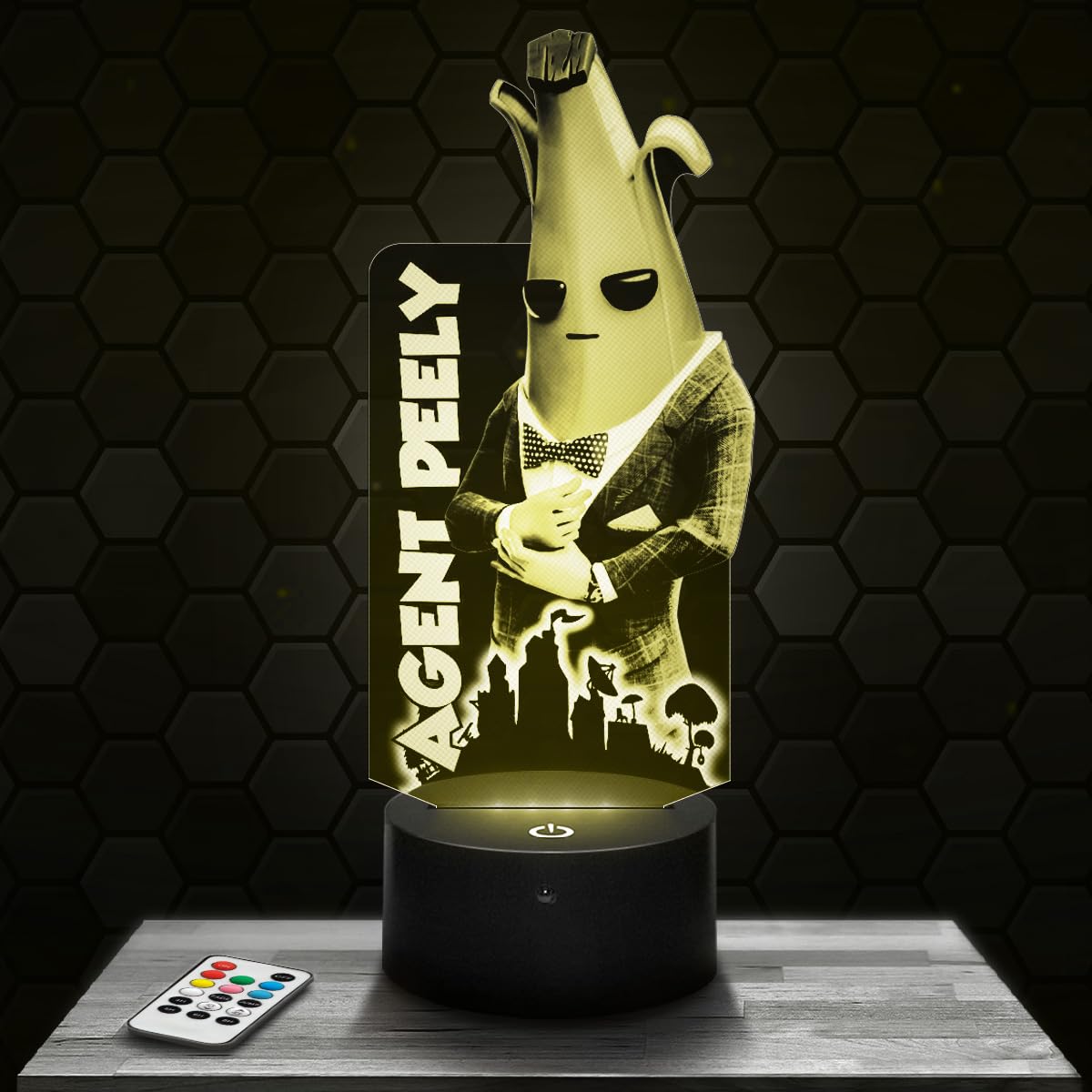 Lamp Agent Peely F boy's room decoration 3D lamp Agent Peely F gaming ...