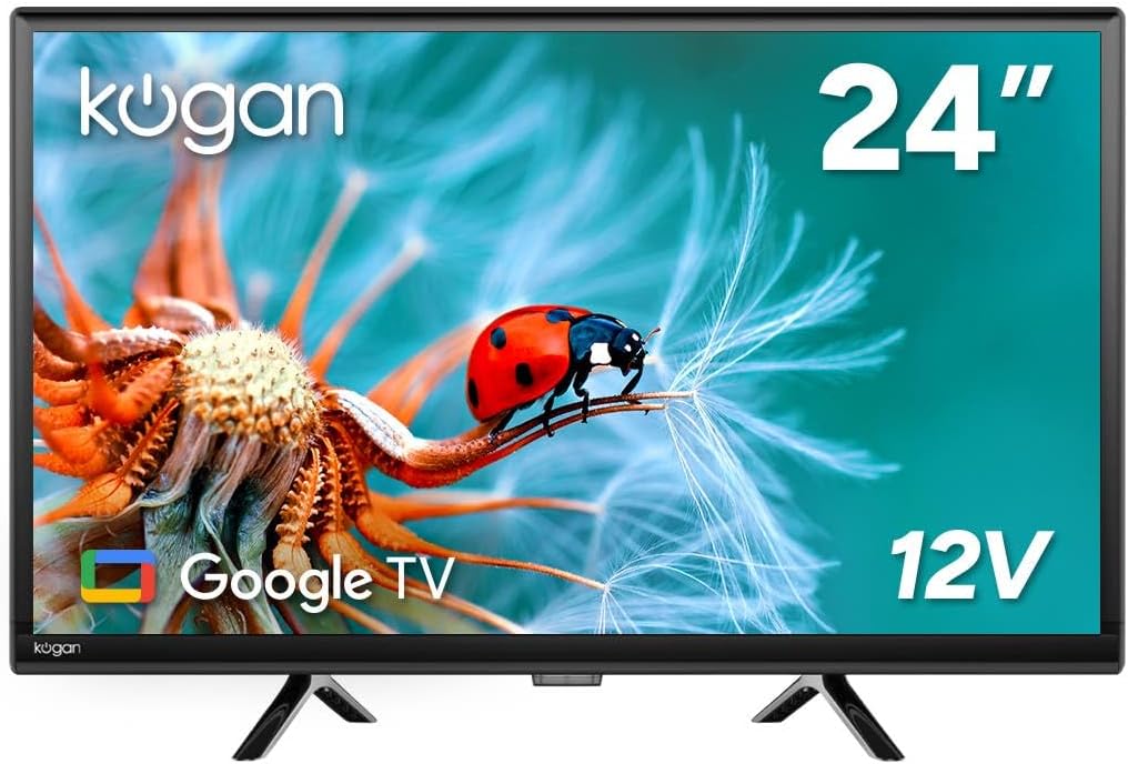 Kogan 24" LED Smart AI Google 12V TV - R98T - KALED24R98TA - 24 Inch ...