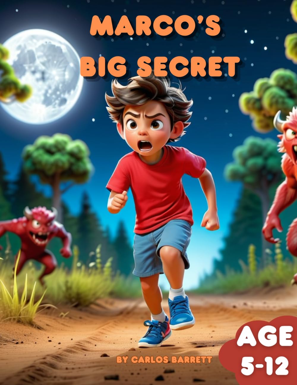 Marco's Big Secret: Monster hero scary battle fight family book for ...
