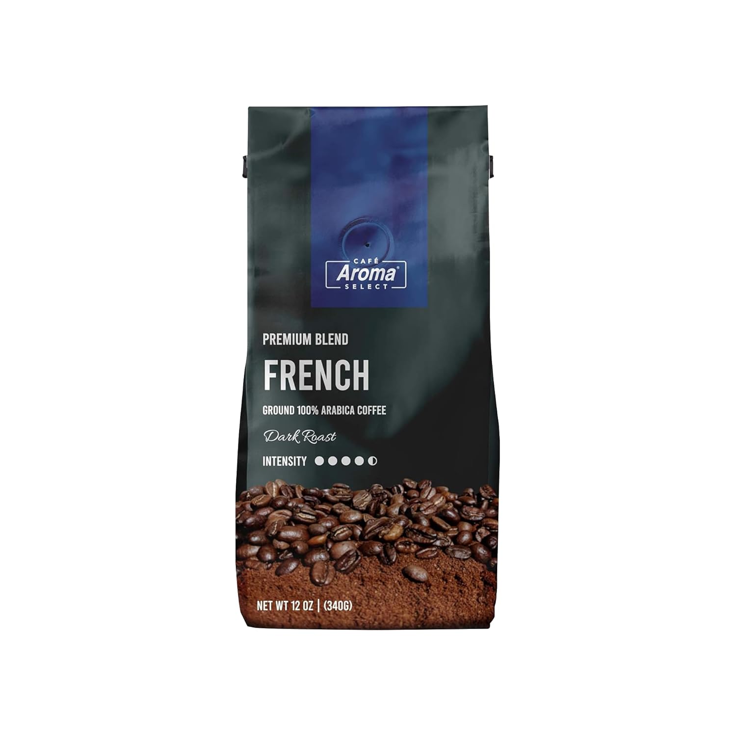 Amazon.com : Aroma Select French Roast Blend, Premium Ground Arabica ...
