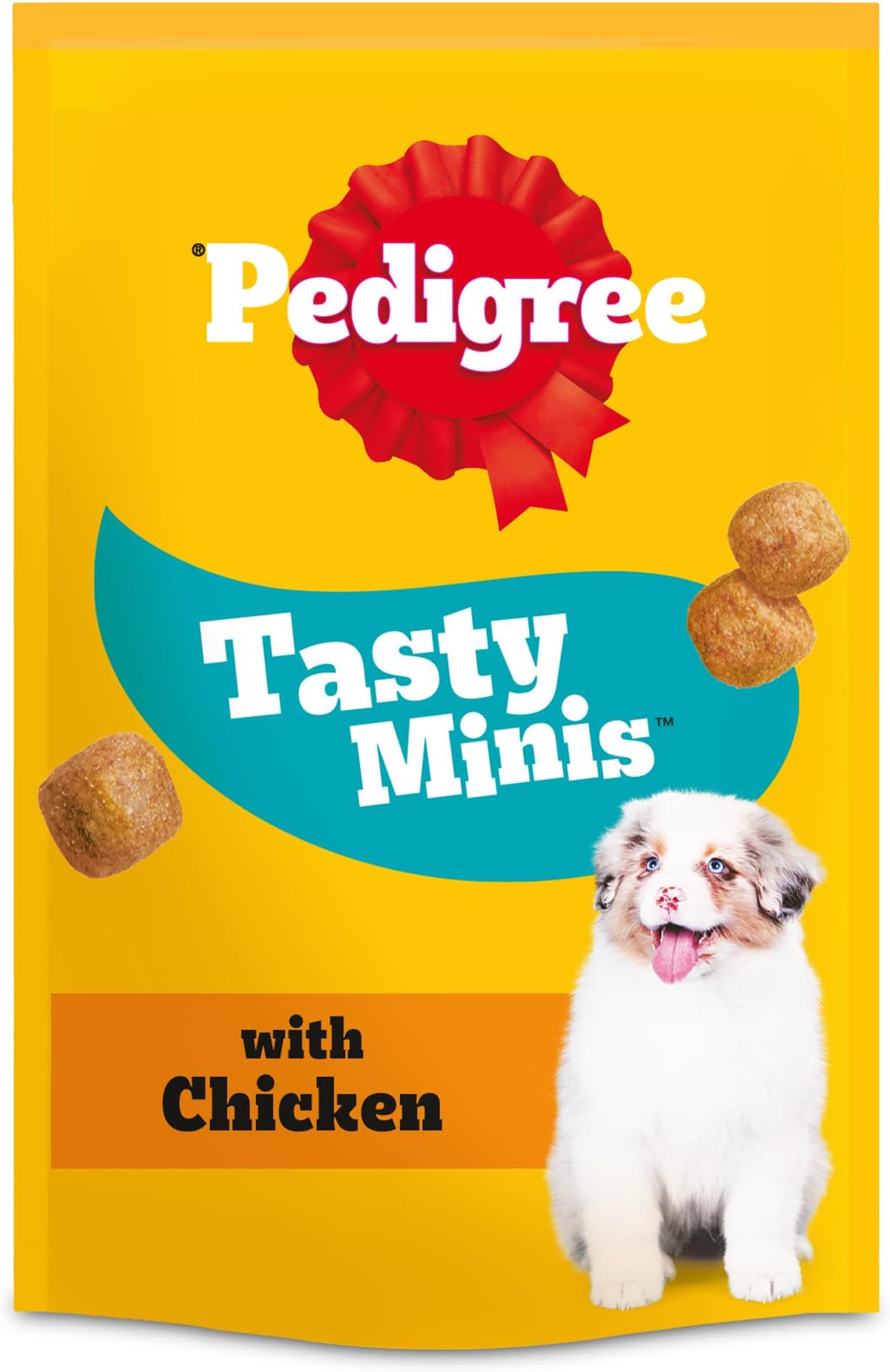 Pedigree Tasty Minis - Puppy treats, chewy cubes with chicken ...