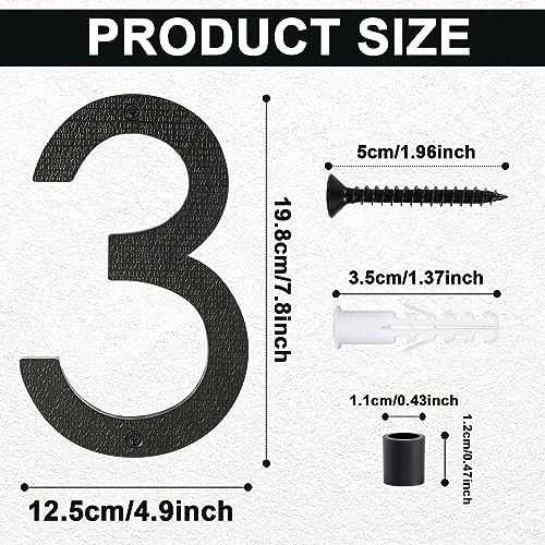 Floating House Number, 8 Inch Address Numbers Acrylic House Number ...