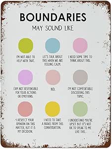 Amazon.com: NAMEY Boundary Setting, Personal Boundaries, Personal ...