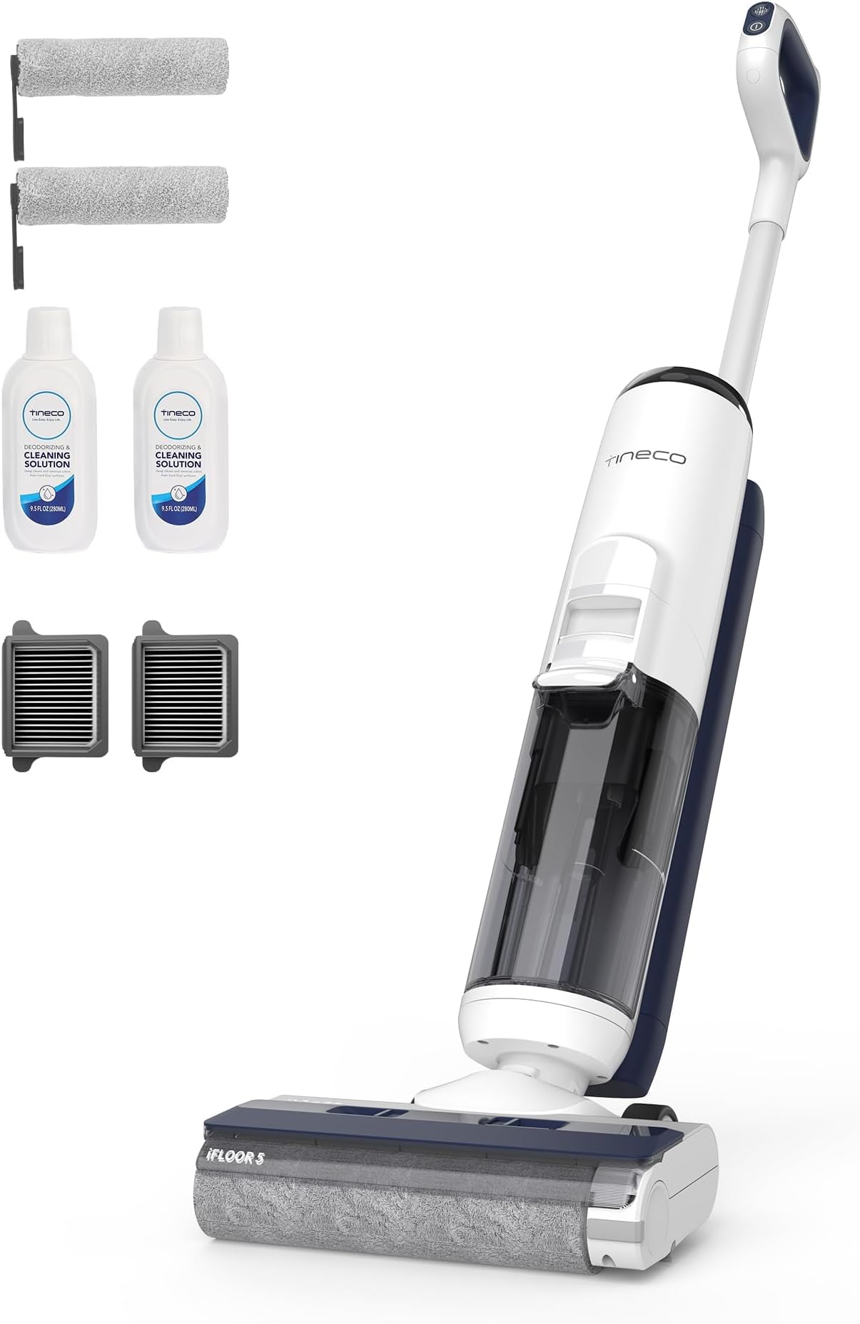 Amazon.com: Tineco iFLOOR 5 Breeze Complete Wet Dry Vacuum Cordless ...