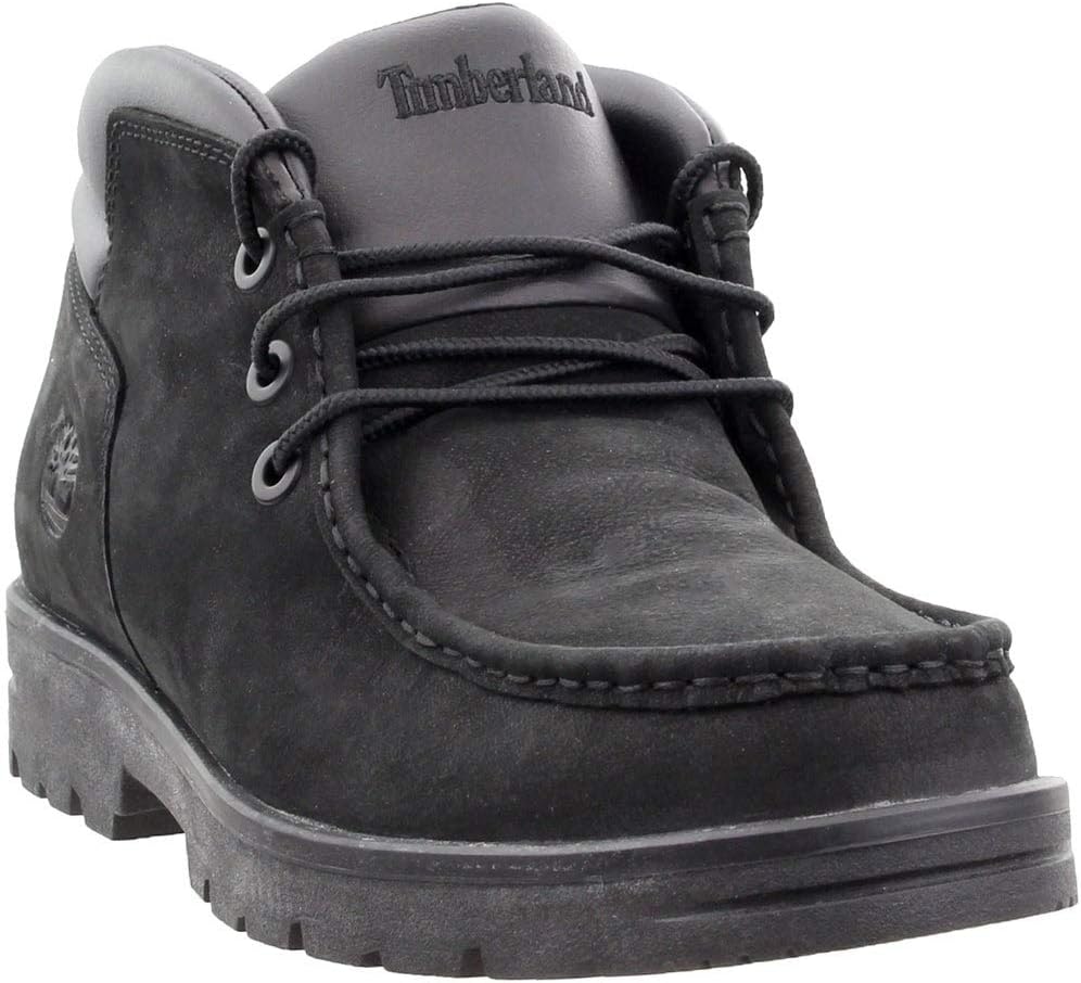 Amazon.com | Timberland Men's Newtonbrook Moc Toe Chukka Boot, Black ...