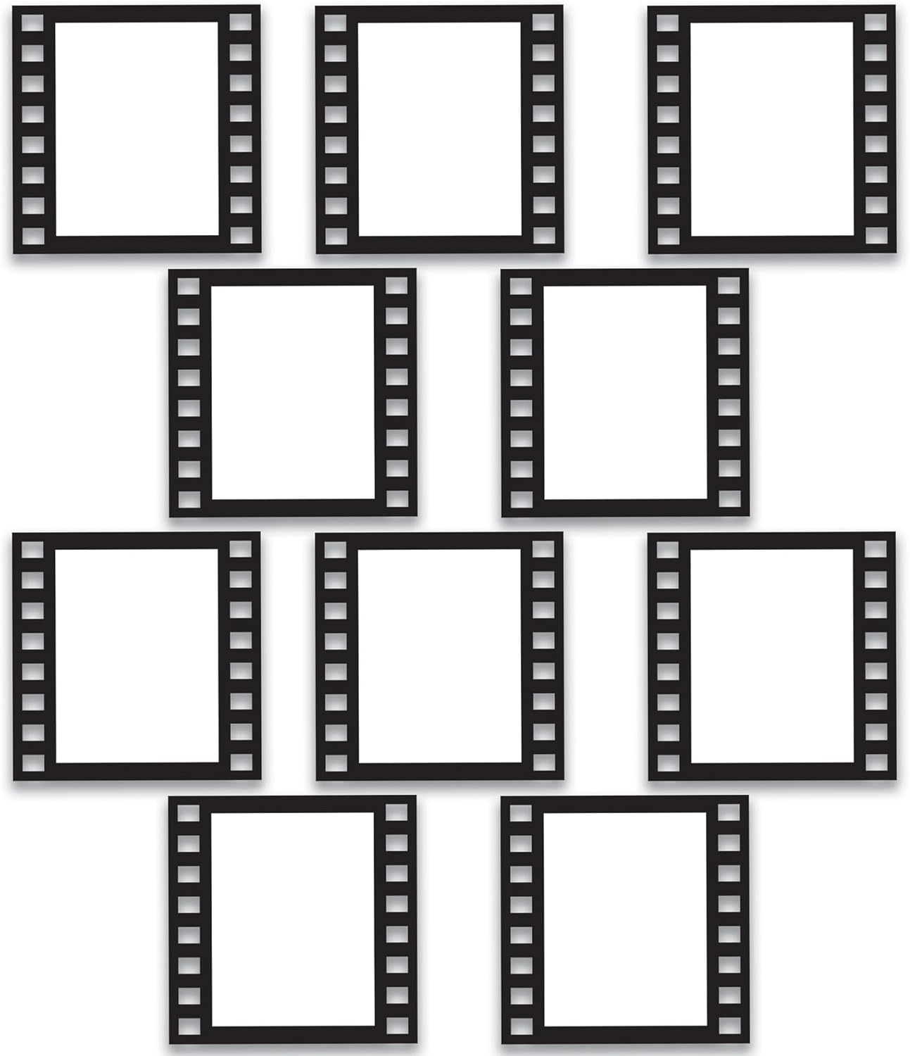 Amazon.com: Beistle 10 Piece Customizable Filmstrip Photo Booth Fun ...