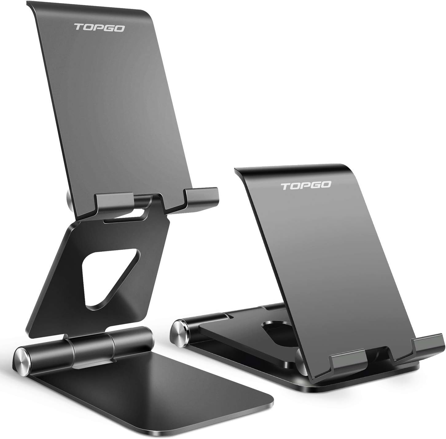 Amazon.com: MEISO Foldable Aluminum Desktop Phone Stand, Portable Phone ...