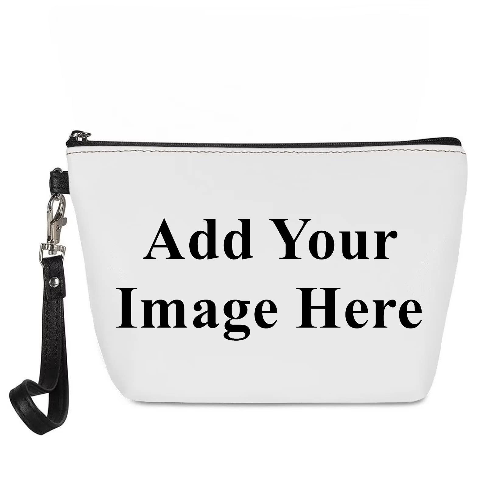 Amazon.com: Renewold Custom Personalized Cosmetic Bag, Add Your Own ...