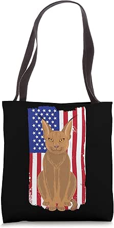 Amazon.com: Big Floppa Caracal Cat Meme USA Flag Patriotic Tote Bag ...