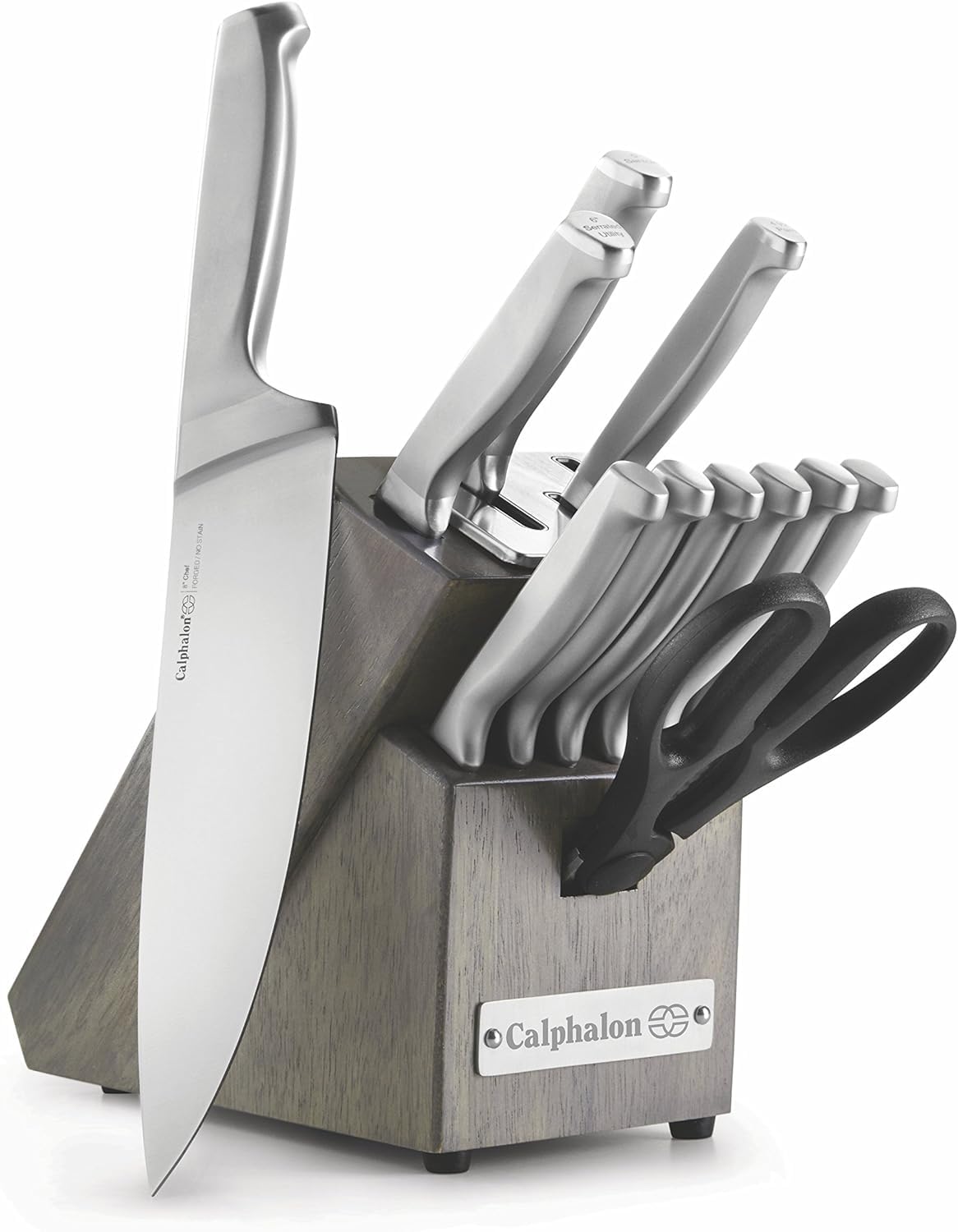 Buy Calphalon 2017943 Stainless Steel Flatware Set, Silver Online at ...