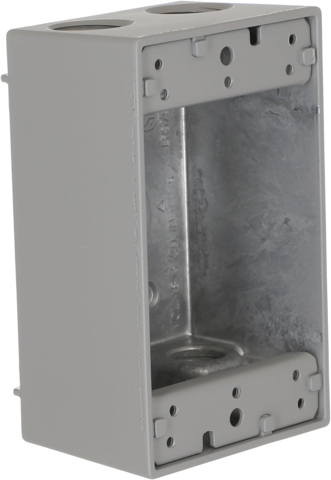 Hubbell-Raco 5320-7 Weatherproof Outlet Box, 1 Gang, 18.3 Cu-in X 4-1/2 ...