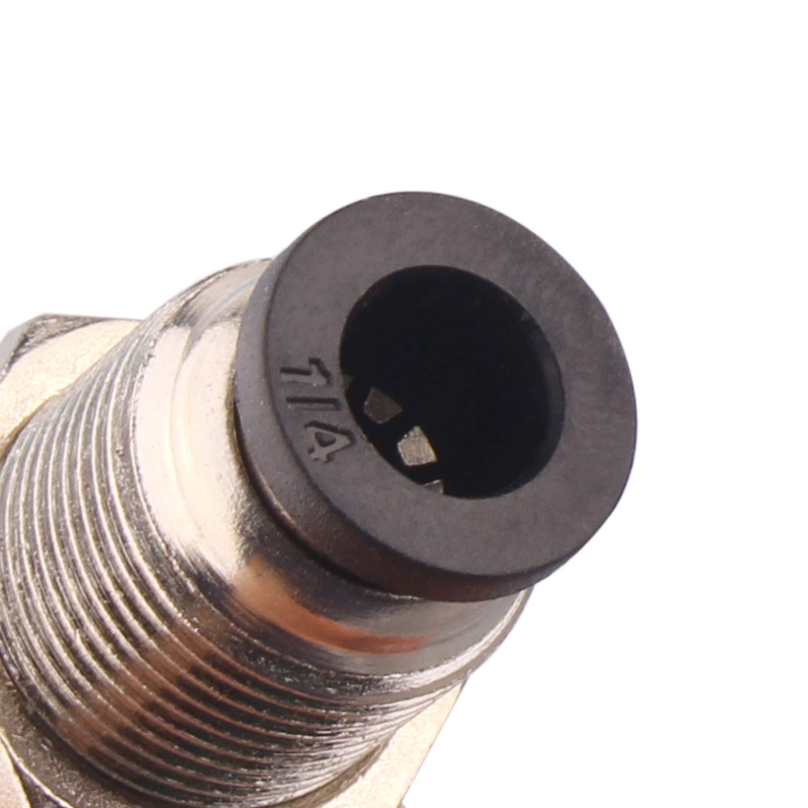 Snapklik.com : DERPIPE Bulkhead Union Push To Connect Tube Fitting 1/4 ...