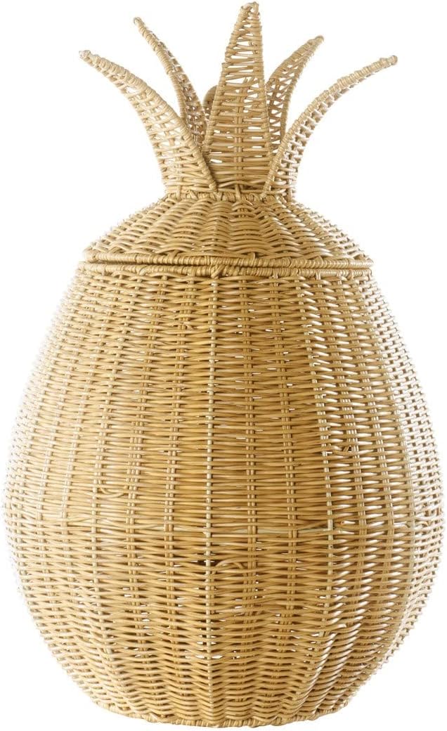 Amazon.com: Kaplan Early Learning Pineapple Washable Wicker Floor ...