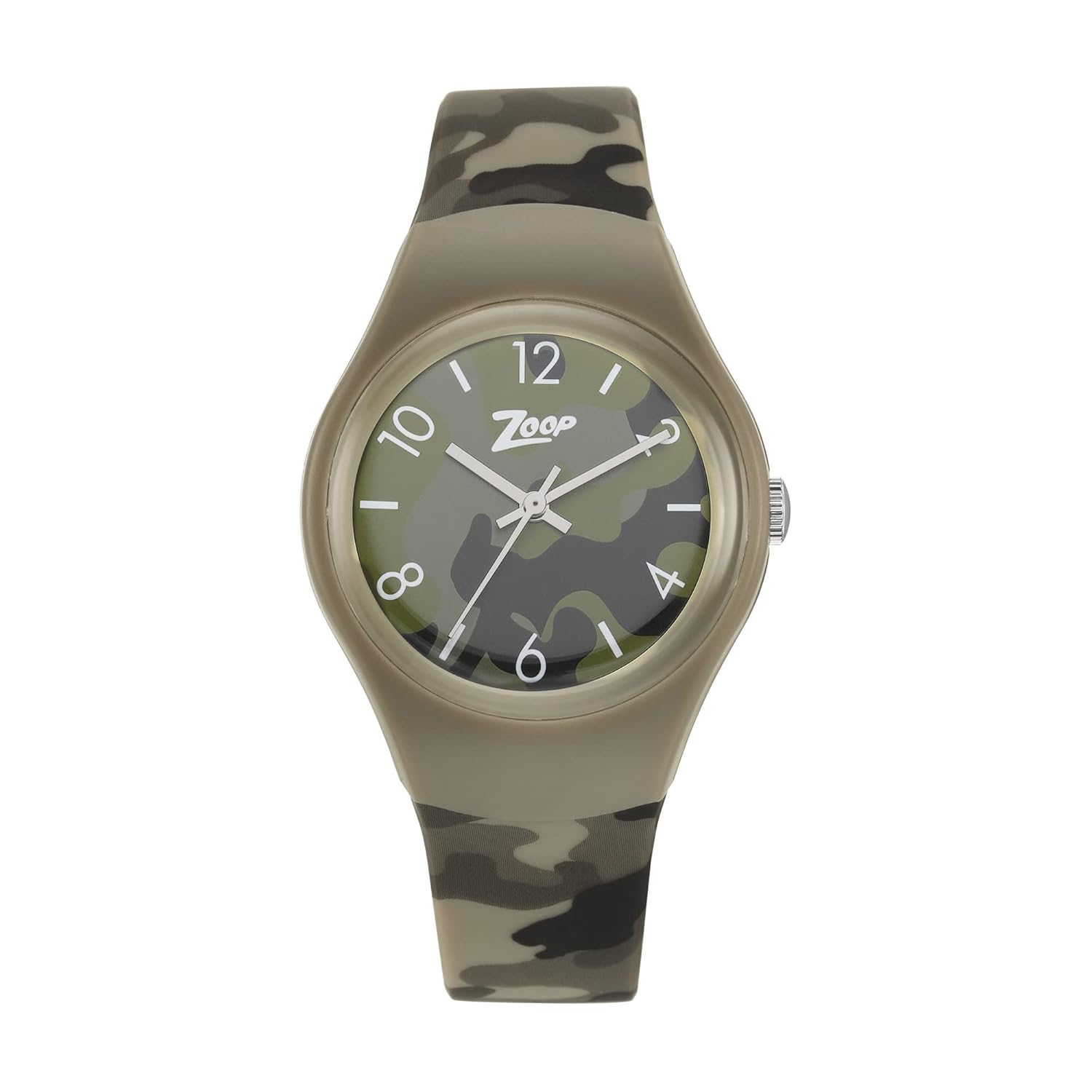 Zoop Camouflage Analog Watch with Green Dial & Green Strap for Boys ...