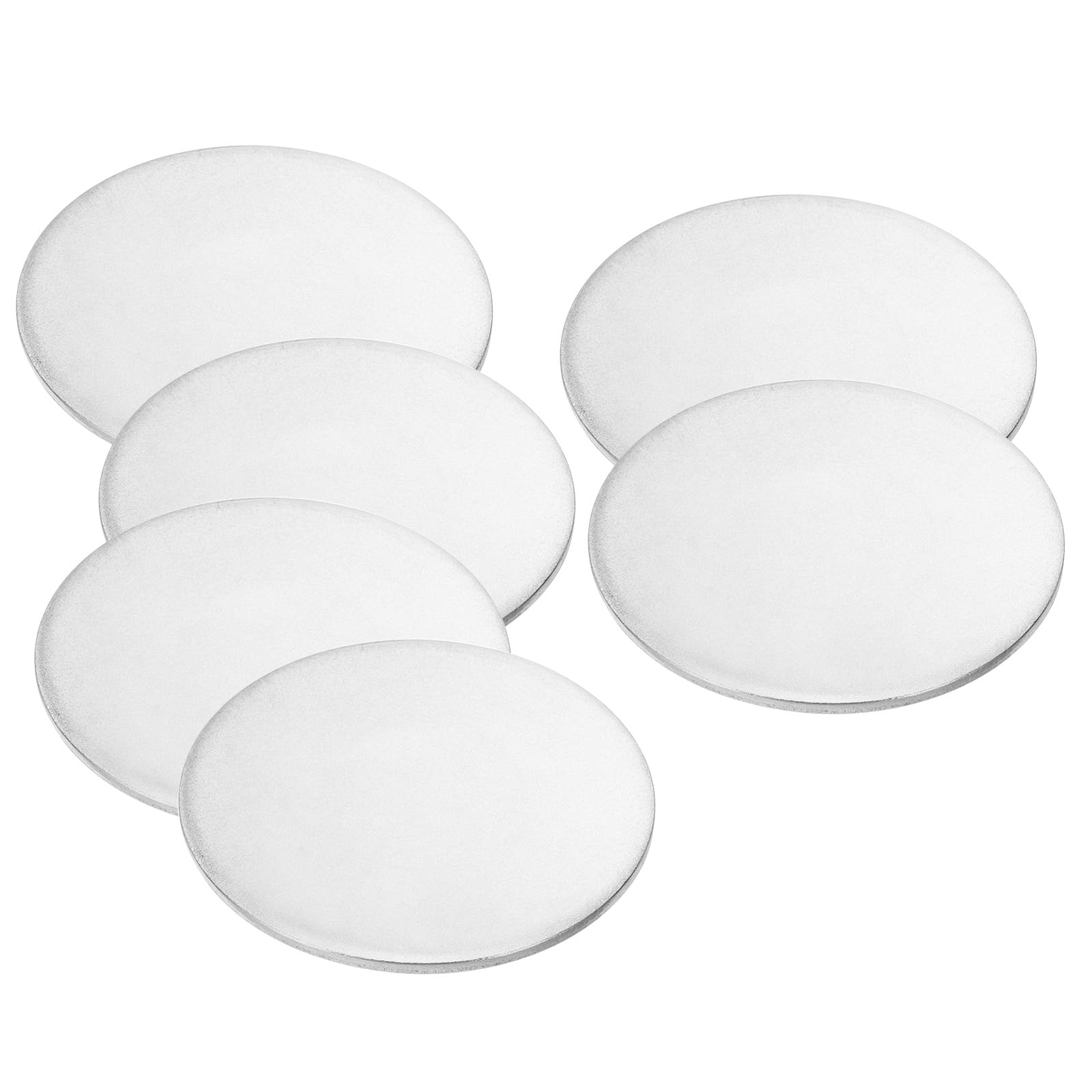 Amazon.com: PATIKIL 50mm Steel Disc, 6Pcs Metal Stamping Blanks Tags ...
