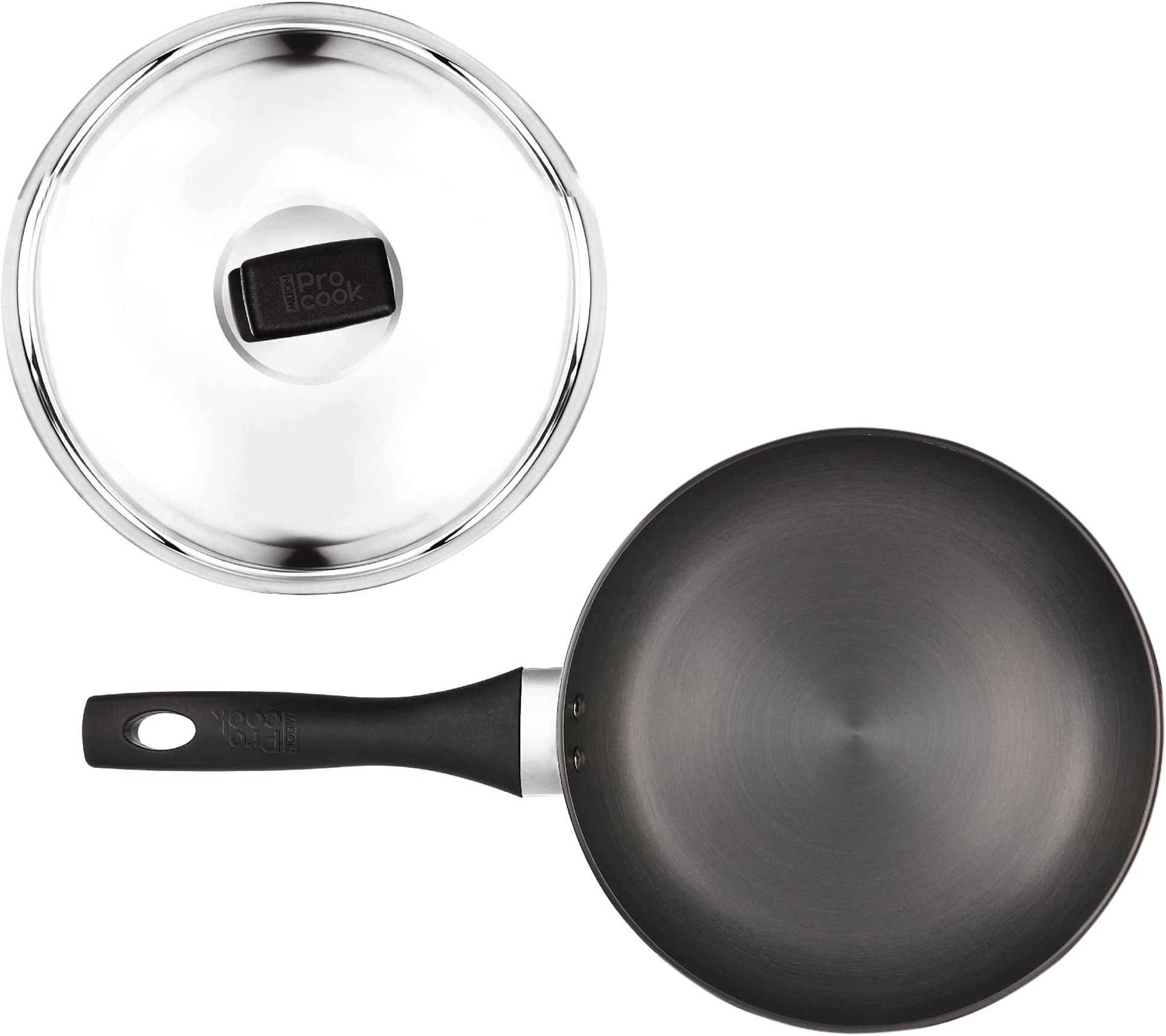 Buy Hawkins Futura 22 cm Frying Pan, Hard Anodised Fry Pan with Glass ...