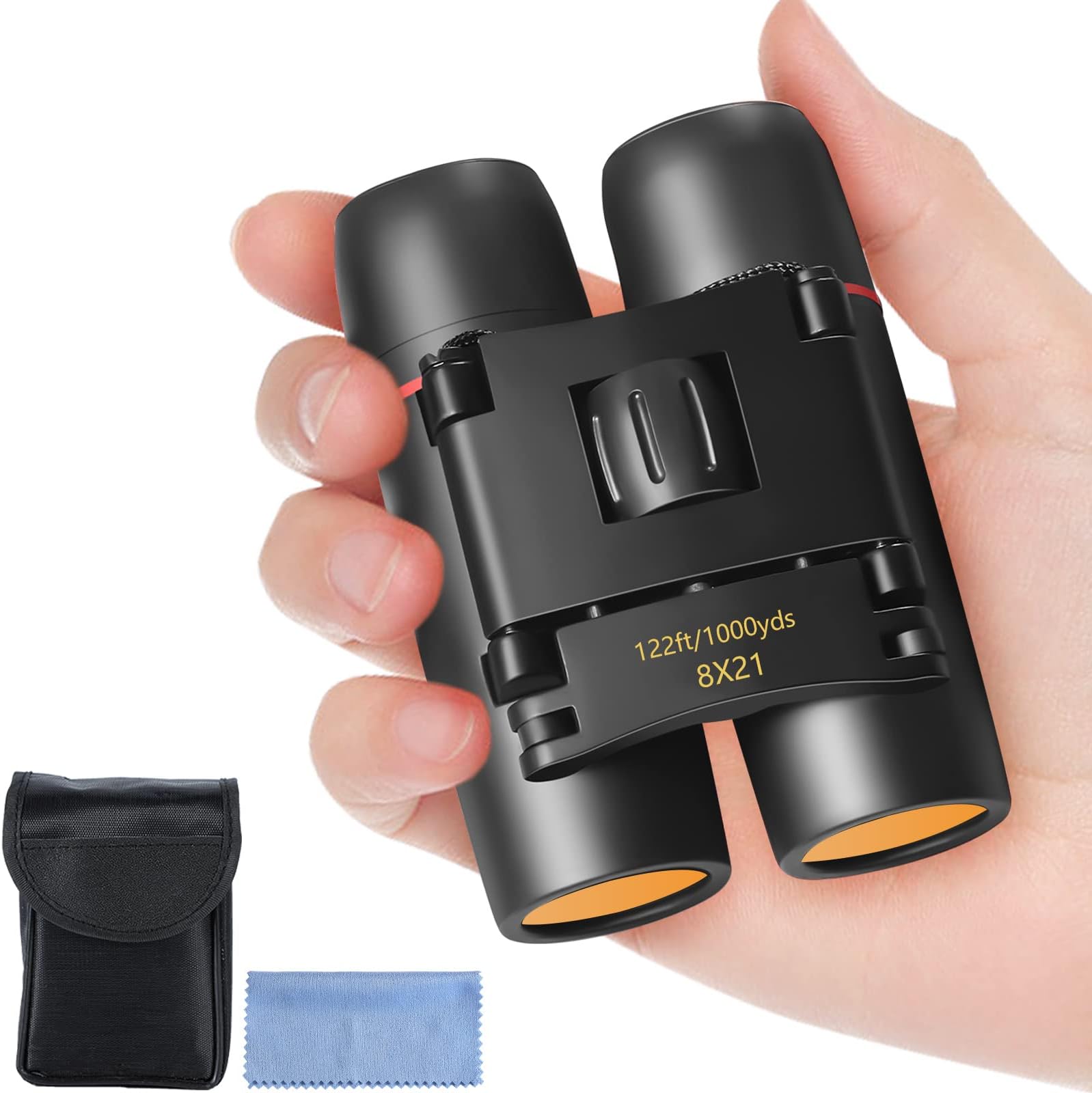 Amazon.com : 500x25 HD Powerful Binoculars 5000M Long Range Folding ...