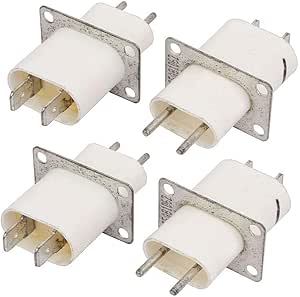 Amazon.co.jp: XYWHPGV Home Microwave Oven Magnetron Filament Terminal Sockets 4pcs (f99f0, 8e52c ...
